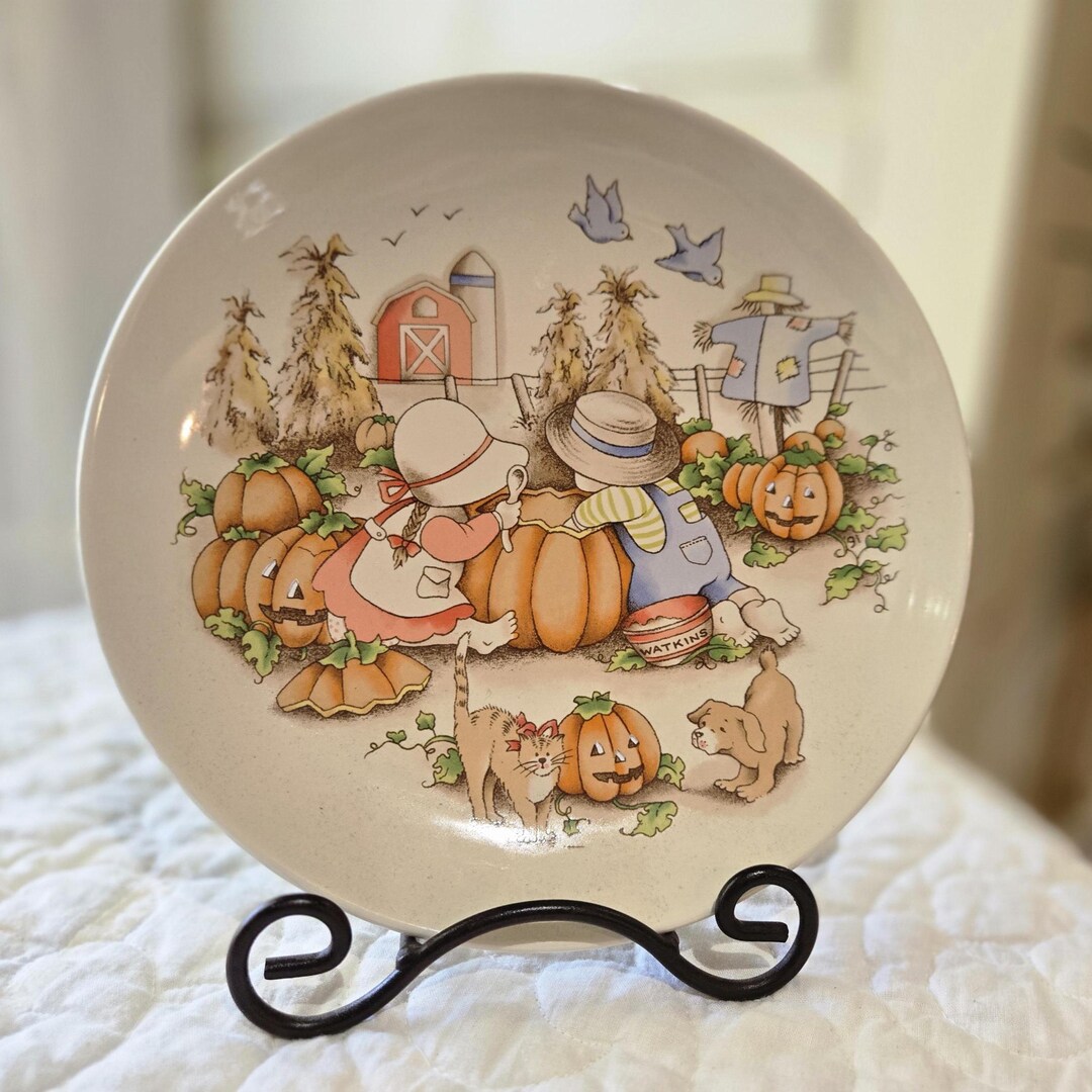 Vintage Watkins Country Kids Collectors Dessert Plates - Set of 5 - Etsy