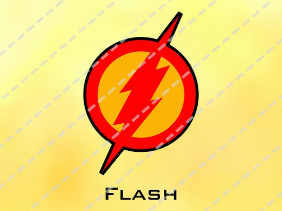 The Flash Logo SVG PNG Instant Download Files | Etsy
