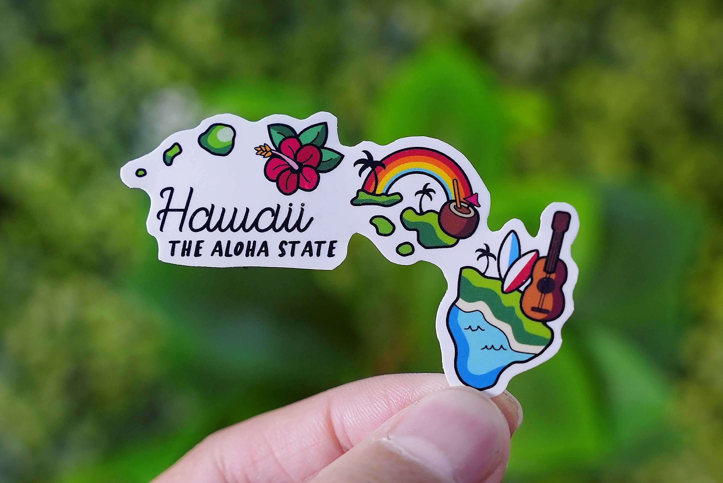 Hawaii Sticker for Travelers Sticker Adventure Lovers Hawaiian - Etsy
