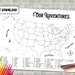 Printable US Map, Places I've Been Map Bundle, Travel Map Tracker ...