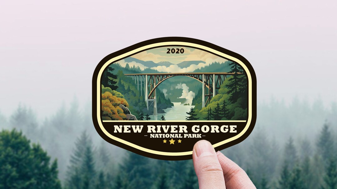 New River Gorge National Park Sticker, West Virginia Gift for Hikers ...