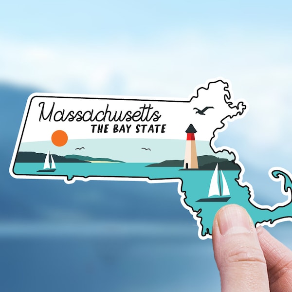 Boston Massachusetts Stickers - Etsy