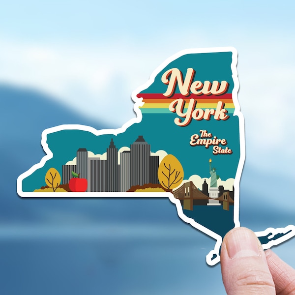 New York Sticker - Etsy