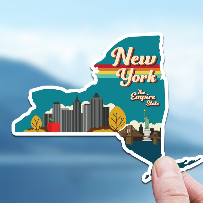 New York Sticker - Etsy