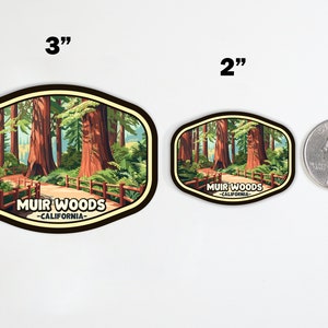 Muir Woods Sticker California National Monument Park Travel Souvenir ...