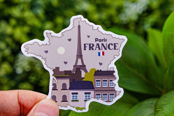 France Sticker Weather Proof Vinyl Stickers for Laptop Car - Etsy