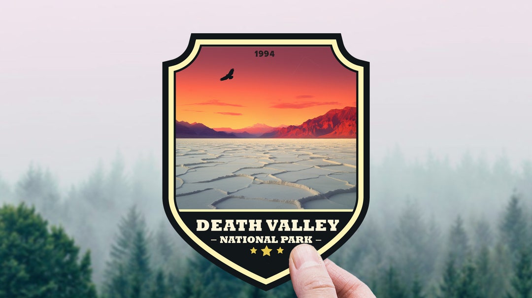 Death Valley National Park Sticker Travel Souvenir for Hiker Water ...