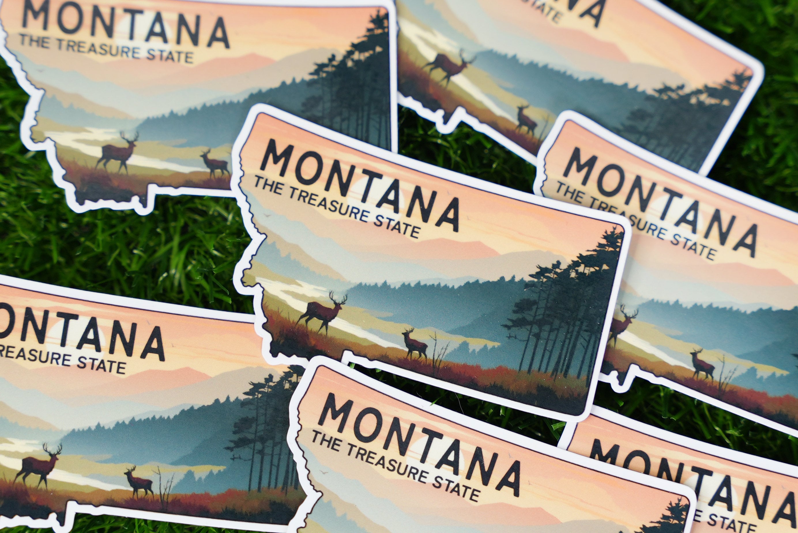 Montana Sticker Decal, Travel Sticker USA, Sticker for Laptop ...
