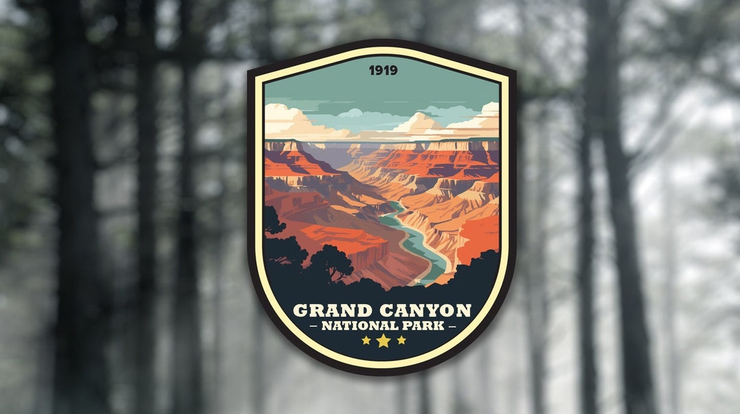 Grand Canyon Sticker National Park Sticker Decal for Laptop - Etsy