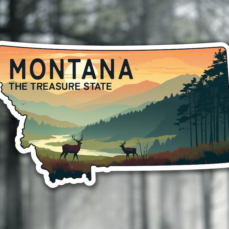 Montana Sticker - Etsy