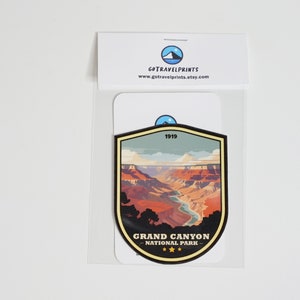 Grand Canyon Sticker, National Park Sticker Decal for Laptop ...
