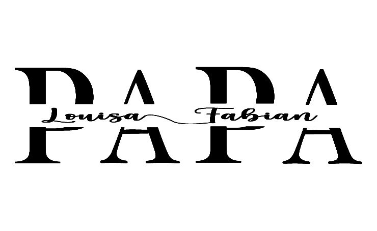 Dad Font Names Kids SVG DXF PNG File - Etsy