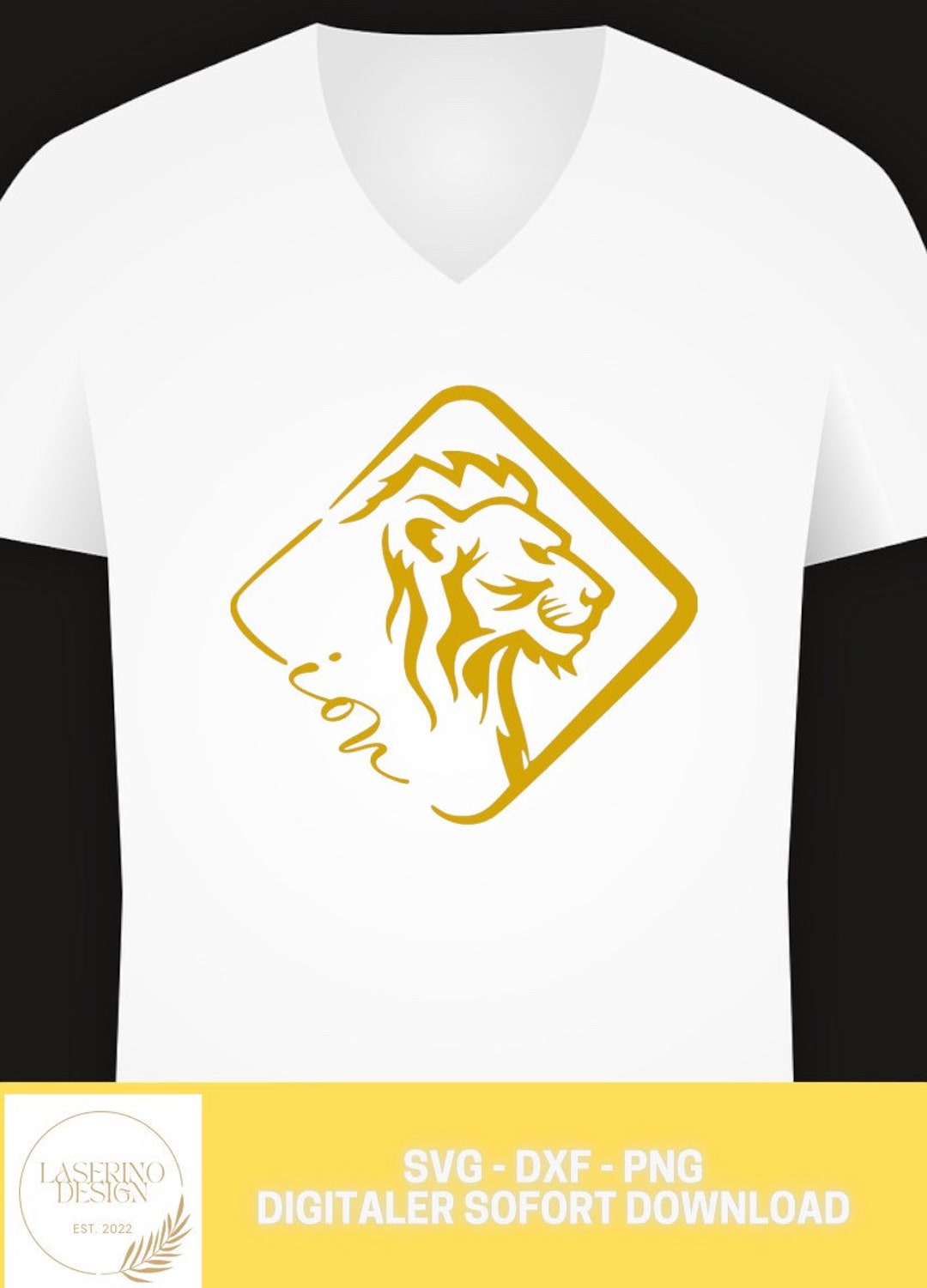 Lion Löwe Loewenkopf Plotterdatei Laser Ready File SVG DXF PNG - Etsy