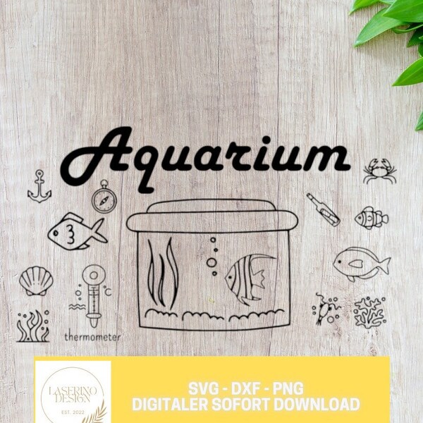 Aquarium Svg - Etsy