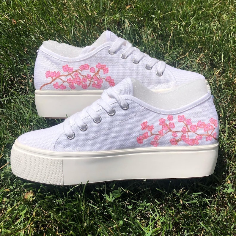 Cherry Blossom Platform Shoes - Etsy