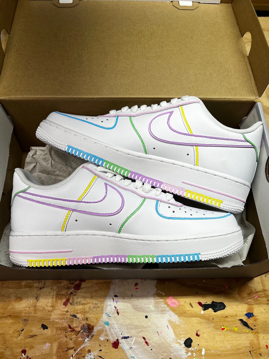 Colorful Stitch AF1 - Etsy