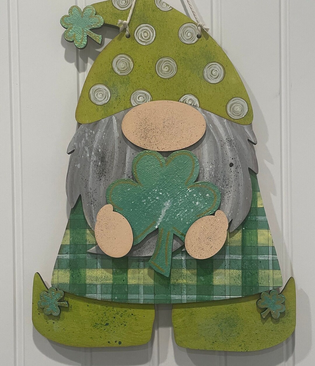 St Patrick's Day Gnome Door Decor SVG (digital Download) - Etsy