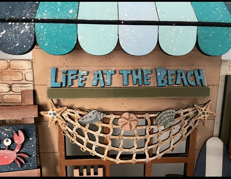 Beach Storefront SVG, Laser Cut File (digital Download) - Etsy