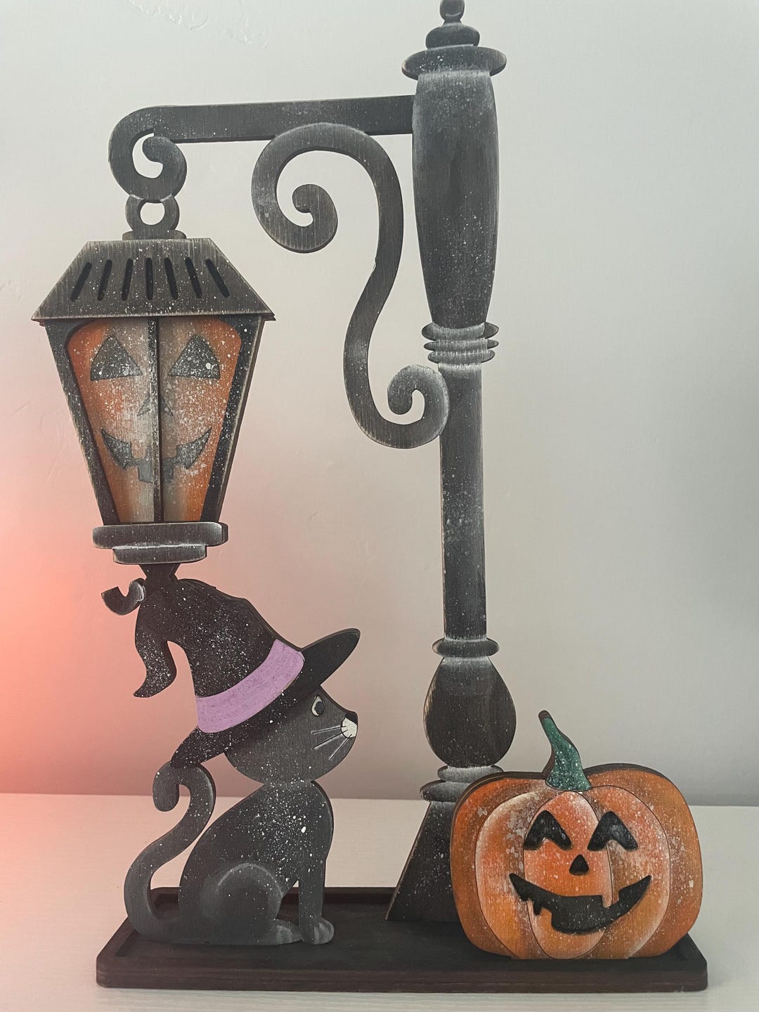 Halloween Light Post Stand Svg Digital Download File Size 12.5 X 7.5 ...