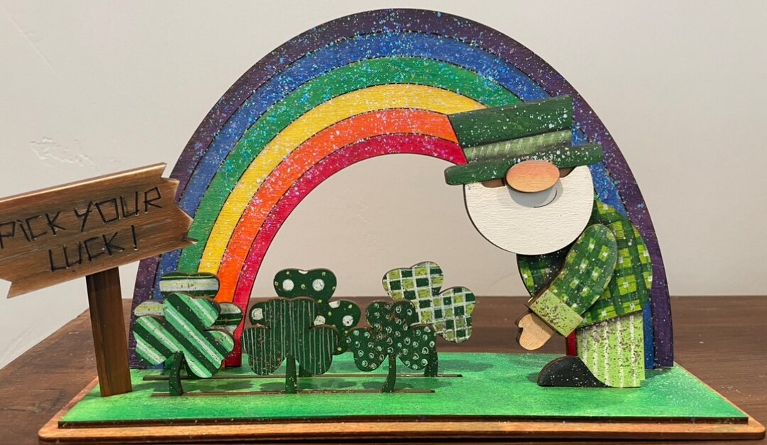 Pick Your Luck Leprechaun/svg Digital Download File/measures 12x7 1/2 ...