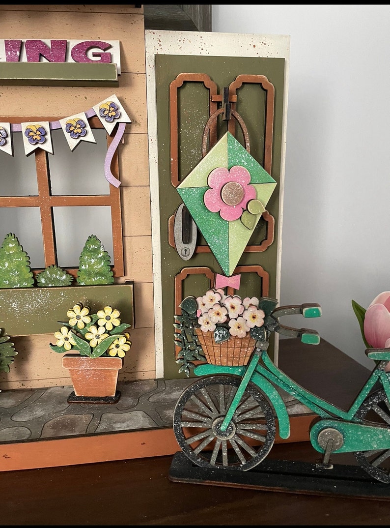 Spring Store Front SVG Set, Laser Cut File (digital Download) - Etsy