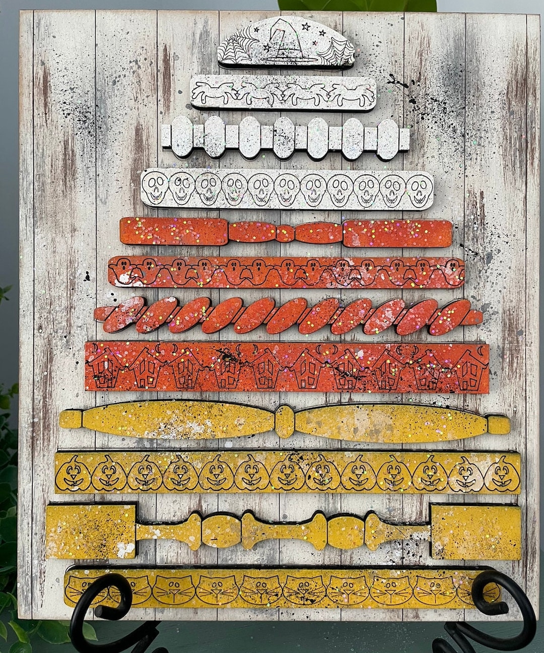 Halloween Candy Corn Spindle Picture Svg Digital File. This Picture is ...