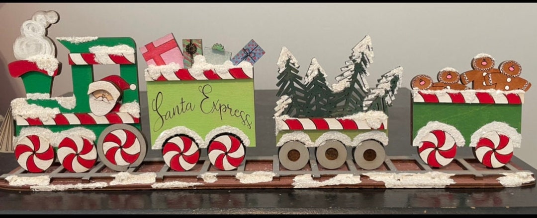 Santa Express Train Svg Download File/holiday Train With Three ...