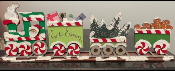 Santa Express Train Svg Download File/holiday Train With Three - Etsy