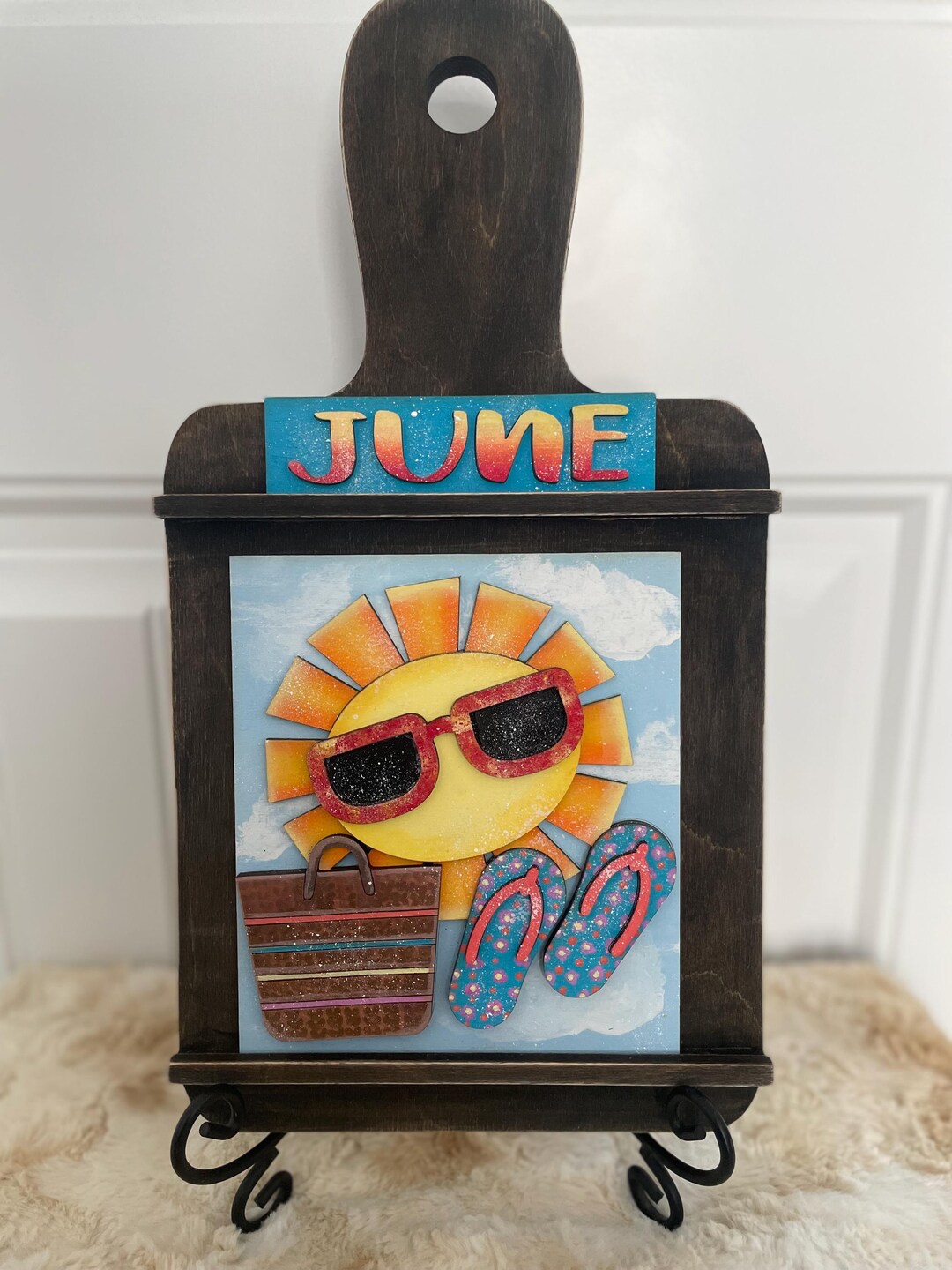 Cutting Board June Display SVG, Interchangeable Design (digital ...