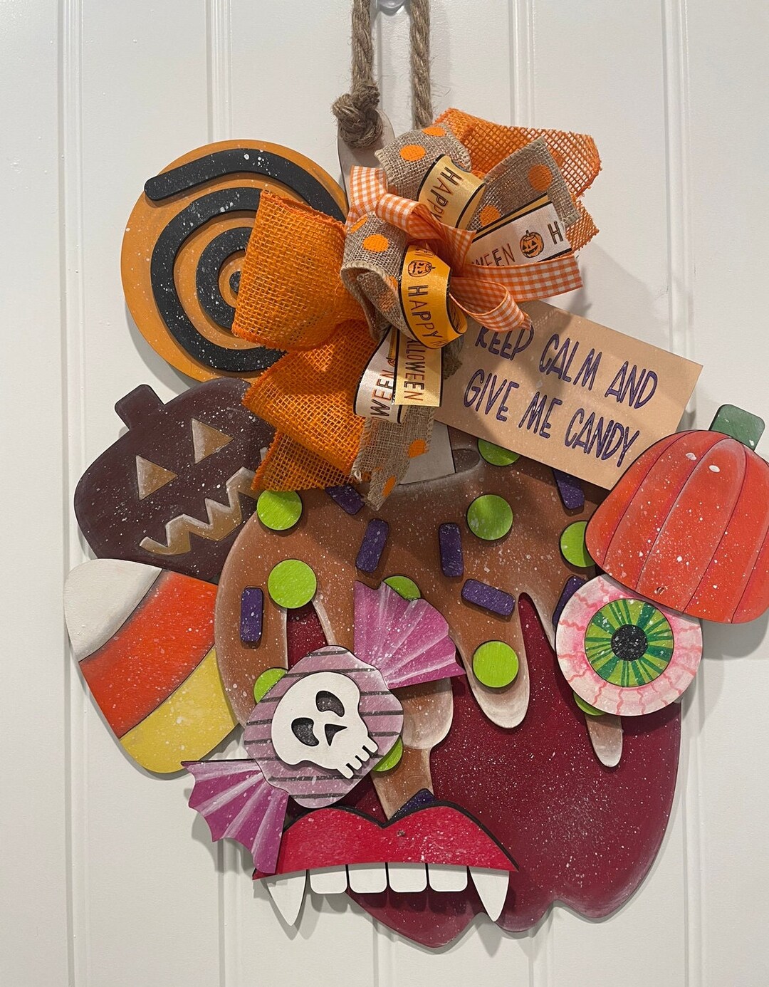 Halloween Candy Door Decor/svg Digital Download File/17.5 X 9.5 When ...