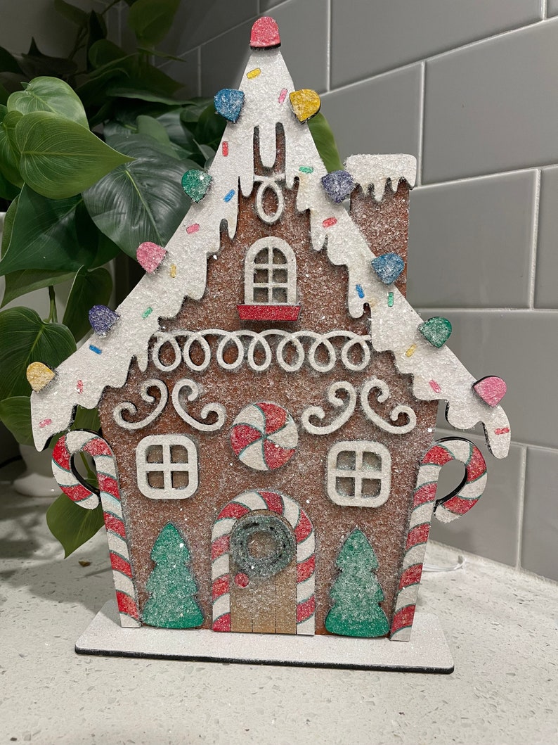 Gingerbread Houses Svg File This Set Has Two of the Cutest Gingerbread ...