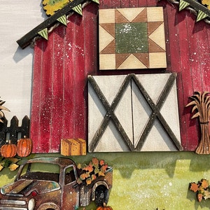 Fall Barn Picture Svg Download File This Fall Barn Picture With All the ...