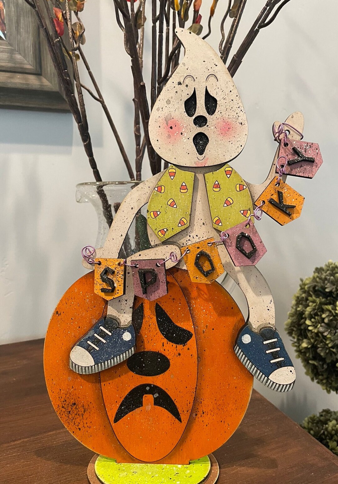 Halloween Spooky Ghost Stand Svg Digital File Stands 13 Inches Tall ...