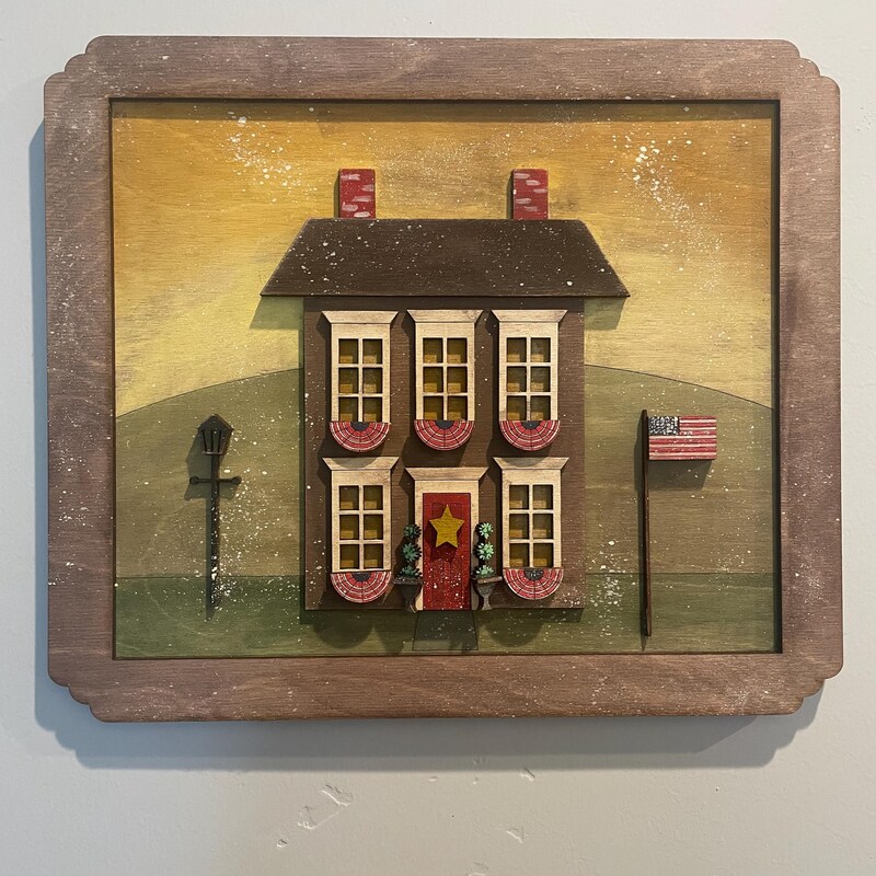 Primitive Saltbox - Etsy