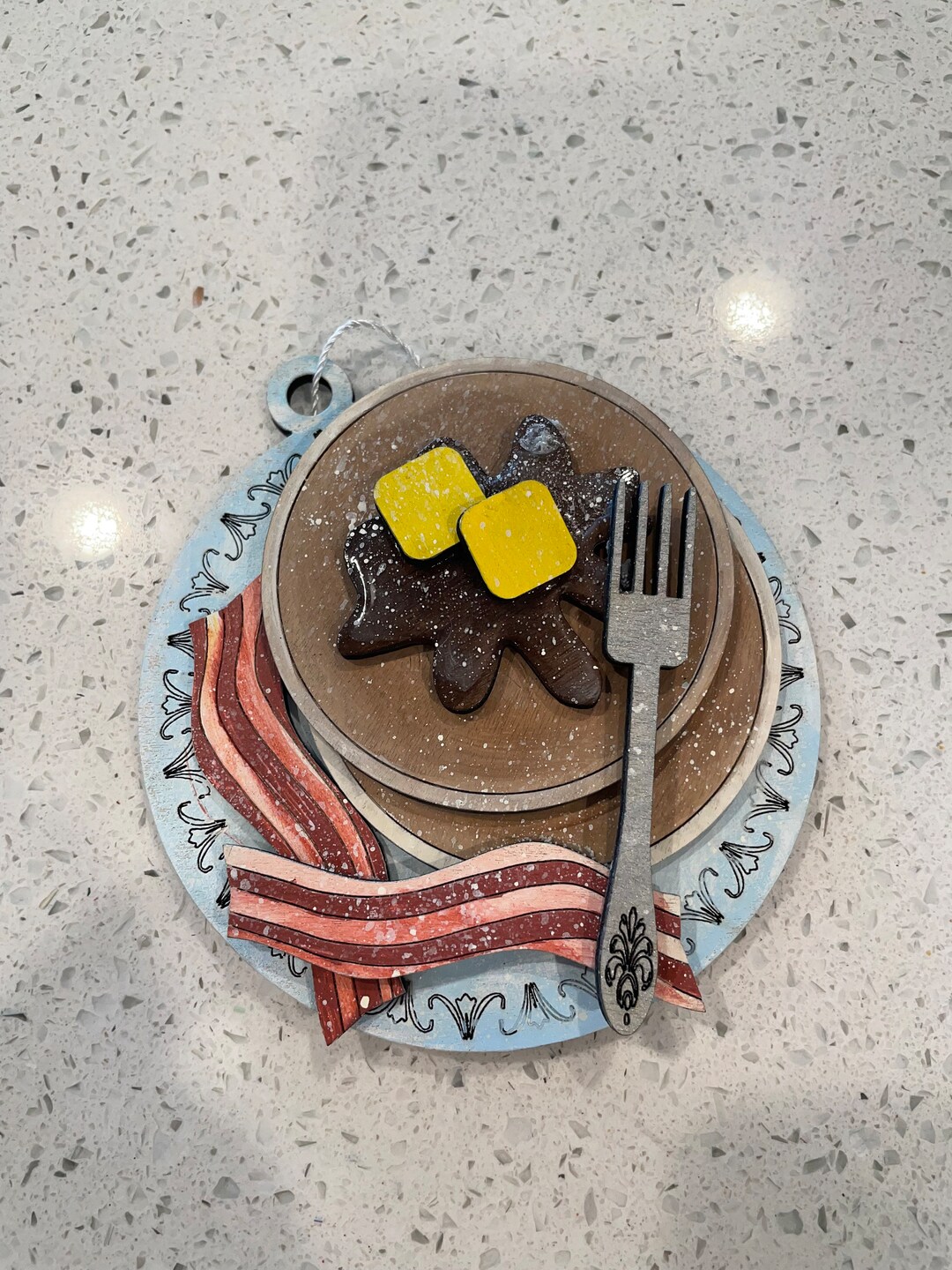 Breakfast Plate Ornament Svg Digital File 4 Inches in the Size Made to ...