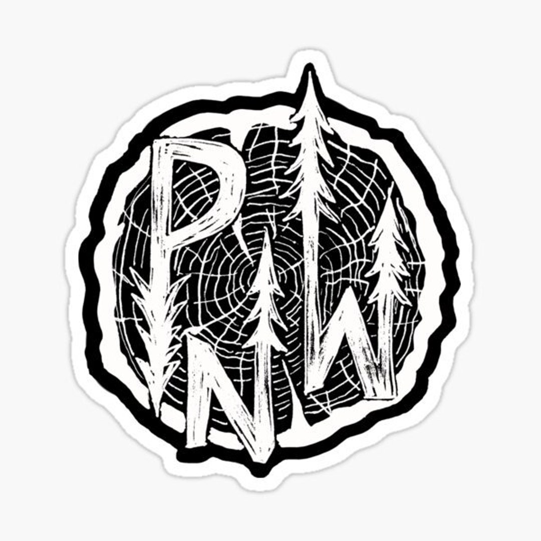 Pacific Northwest Sticker (PNW) - Etsy