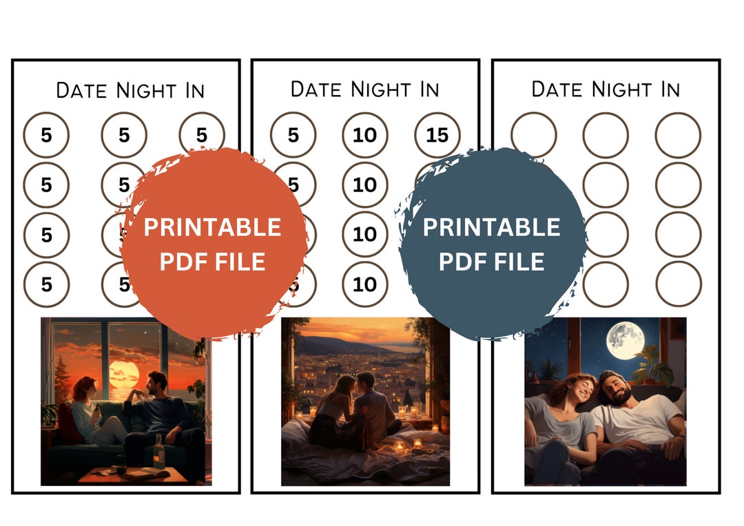 Date Night in Savings Challenge | Couples Sinking Fund Tracker ...