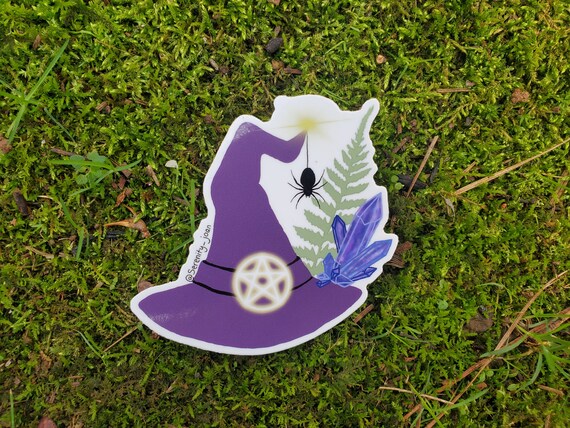 Witches Hat Sticker | Etsy