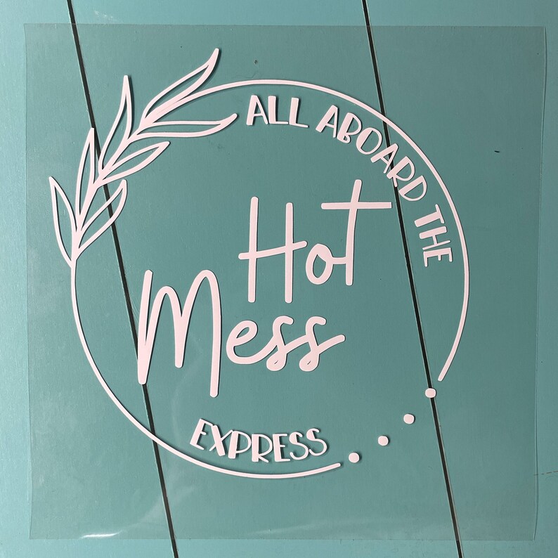 Hot Mess Express Vinyl Decal Sticker - Etsy