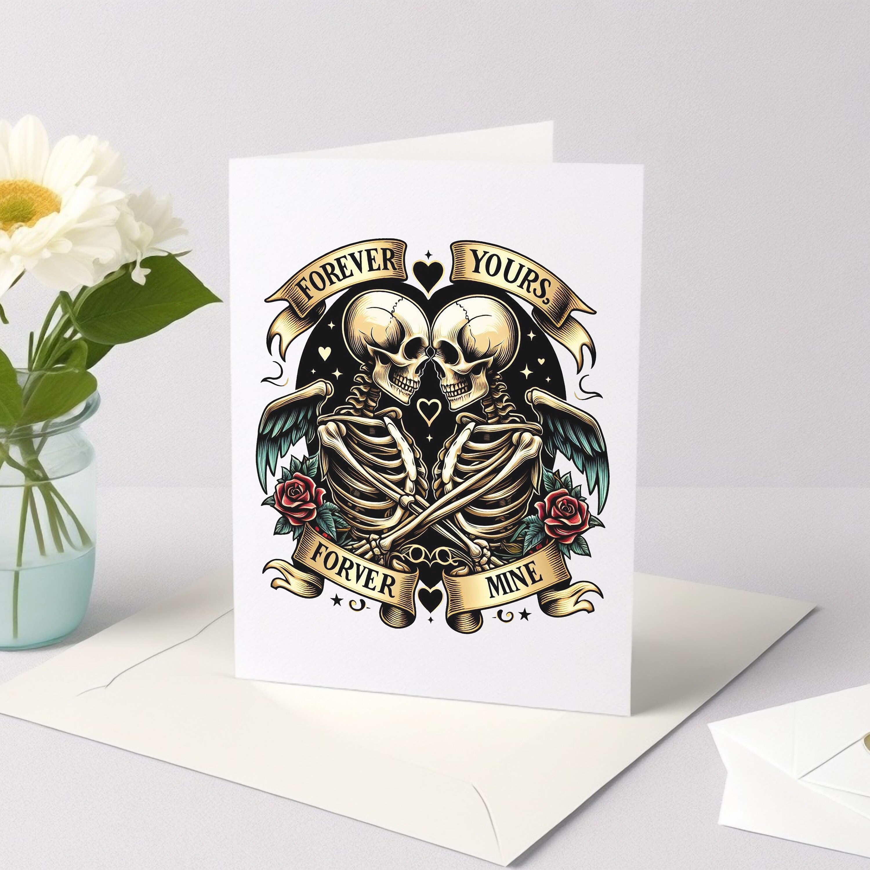 Gothic Valentines Day Clipart Digital Bundle, Commercial Use, Cute ...