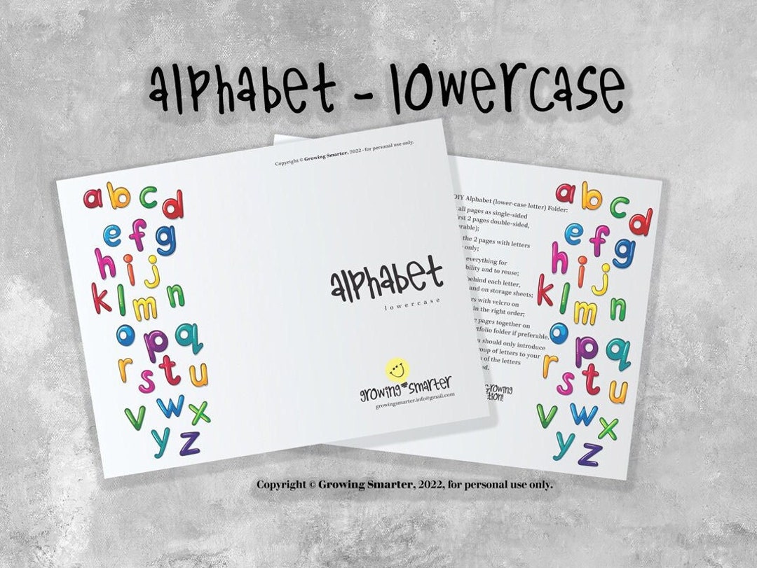 Alphabet, Lowercase Letter Printable, Educational Learning, Resources ...