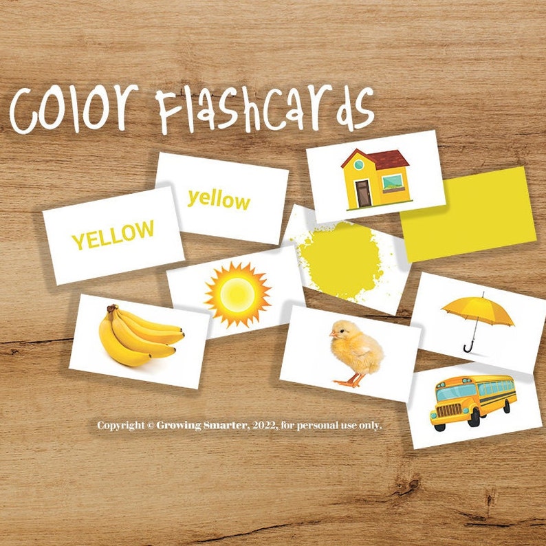 Tarjetas de colores imprimibles, Recursos educativos de aprendizaje ...