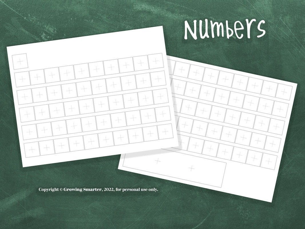 Numbers Printable, Educational Learning Resources, Teaching Aids ...