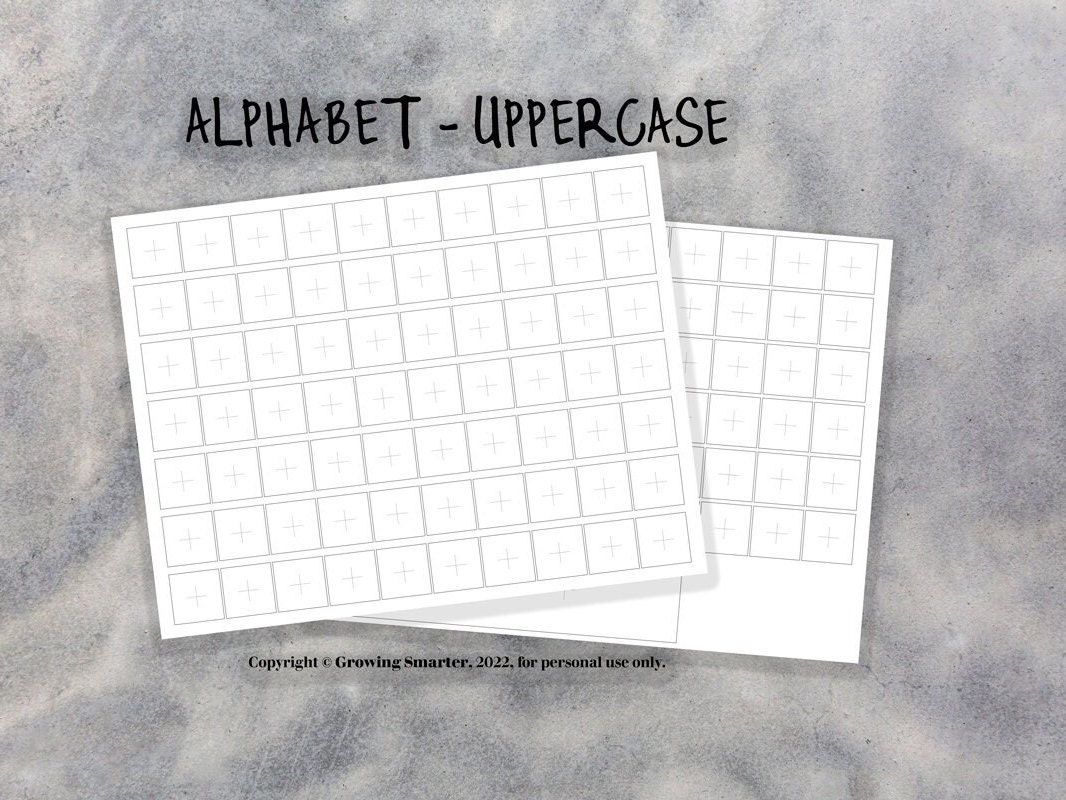 Alphabet, Uppercase Letter Printable, Educational Learning Resources ...