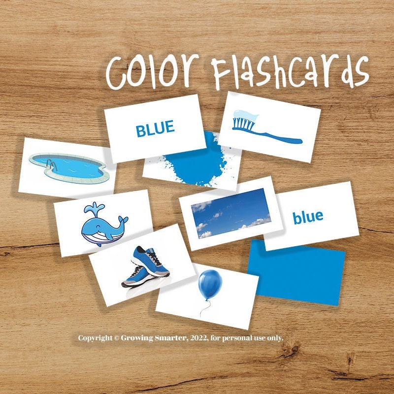 Color Flashcards Printable, Educational Learning Resources, Teaching ...