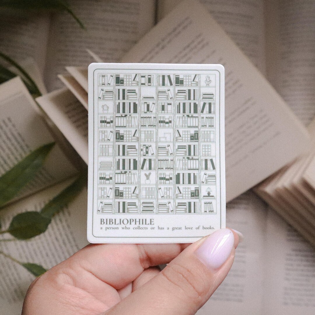 Bibliophile Sticker. Bookish & Readers - Etsy