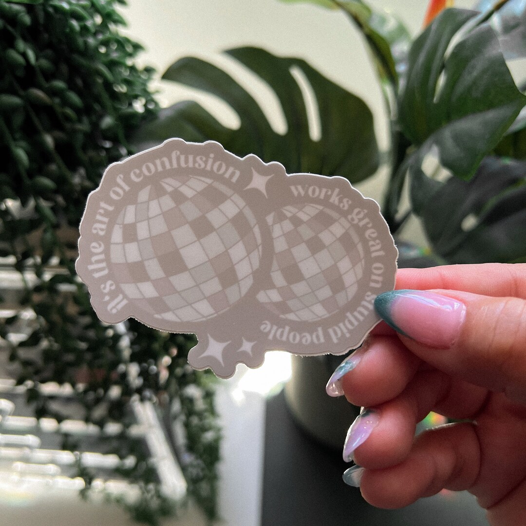 Art of Confusion Sticker Inspired by Shang Chi, Katy, Simu Liu, Marvel ...