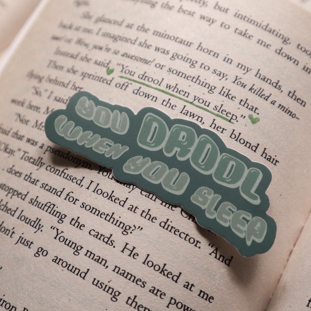 You Drool When You Sleep Sticker Inspired by PJO - Etsy