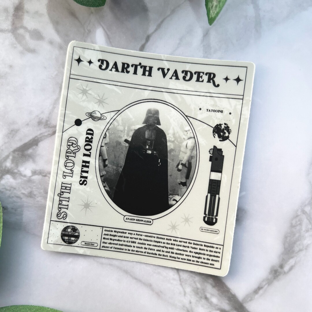 Tales of a Sith Sticker Inspired by Star Wars Anakin Skywalker - Etsy