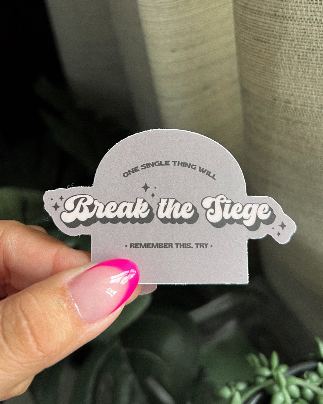Break the Siege Sticker Inspired by Andor Cassian Andor - Etsy